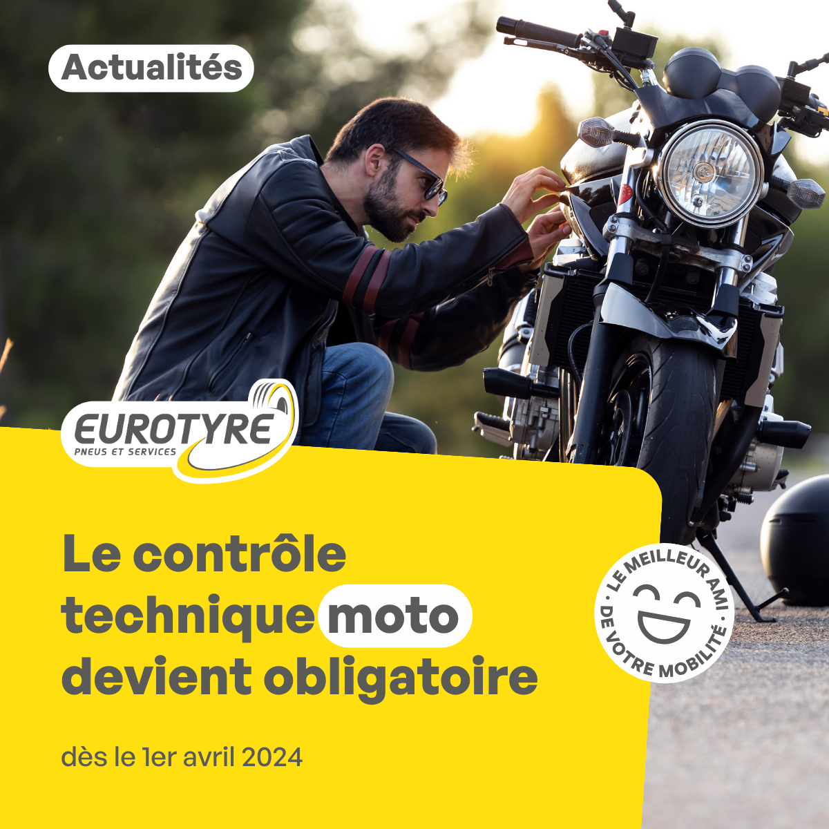 Eurotyre - Actualités Le contrôle technique moto obligatoire : tout ce ...